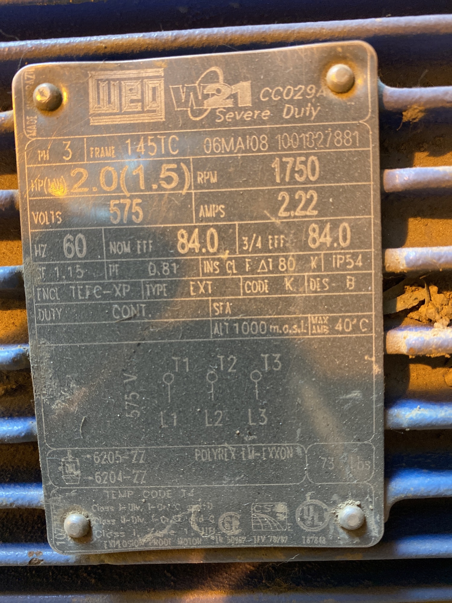 ARMOUREE - TWIN 75 HP Tamrotor E25 Rotary Screw Compressor Package