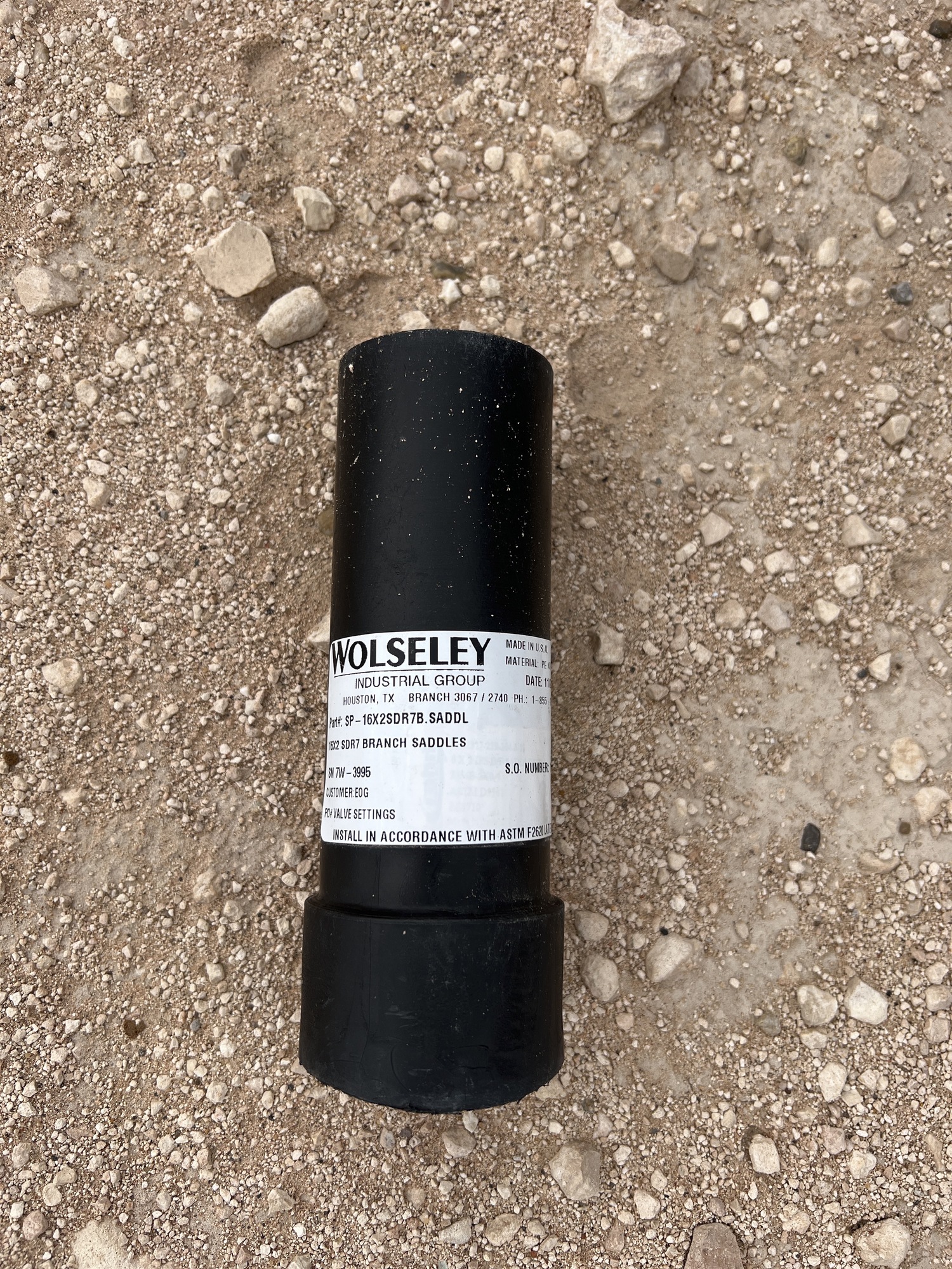 ARMOUREE - 16” x 2” poly branch saddle